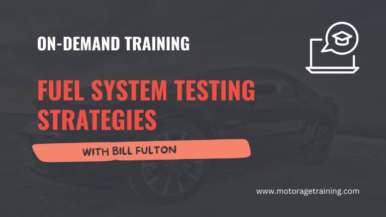 Fuel System Testing Strategies with Bill Fulton