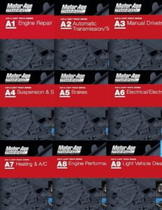 ASE Test Prep - Master Pack 1 - A1-A9, L1 and P2