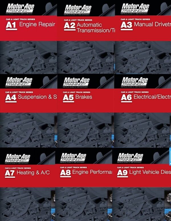 ASE Test Prep - Master Pack 2 - A1-A9, L1, X1, P2 and C1
