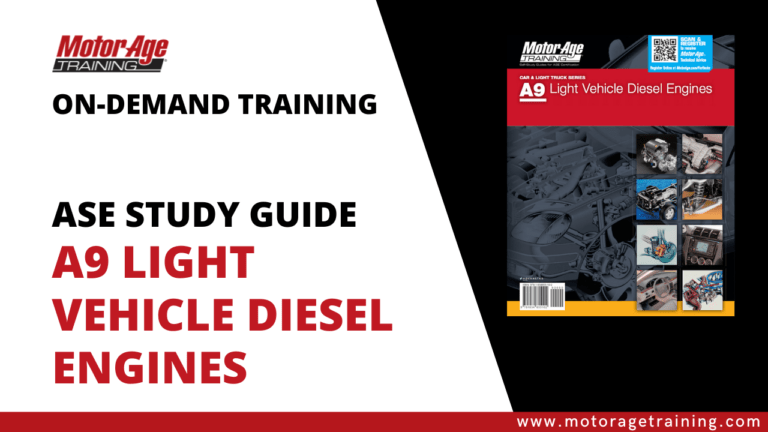 ASE Study Guide A9 Light Vehicle Diesel Engine On-Demand