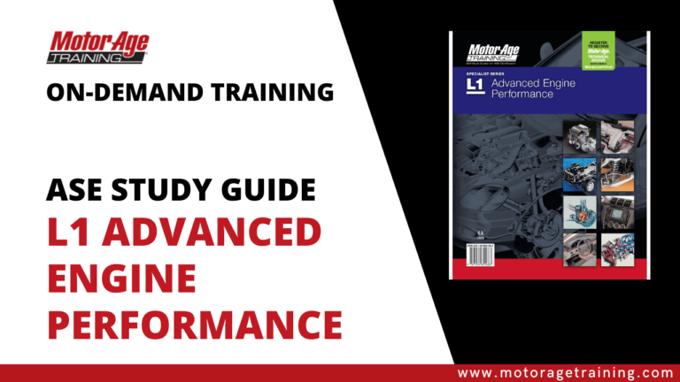 ASE Study Guide L1 Advanced Engine Performance On-Demand