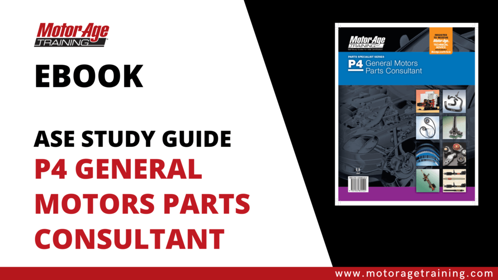 ASE Study Guide P4 General Motors Parts Consultant eBook
