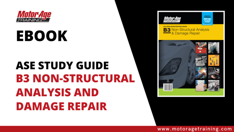 ASE Study Guide B3 Non-Structural Analysis & Damage Repair eBook
