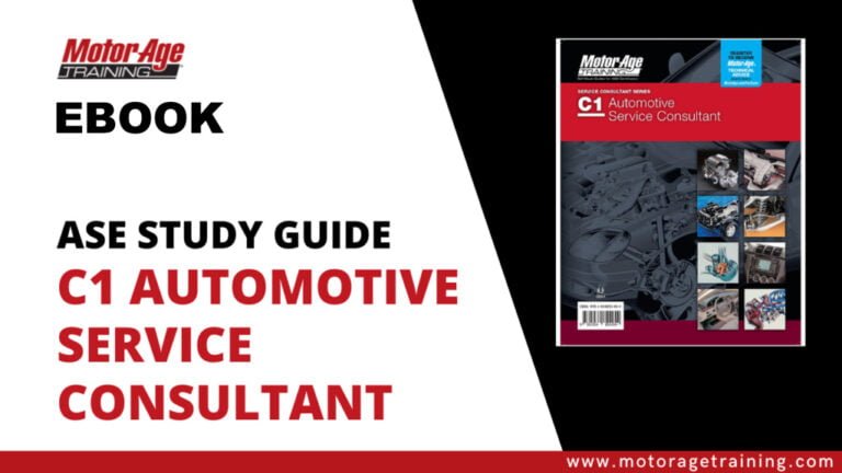 ASE Study Guide C1 Automotive Service Consultant eBook