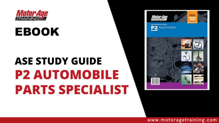 ASE Study Guide P2 Automobile Parts Specialist eBook - Motor Age Training
